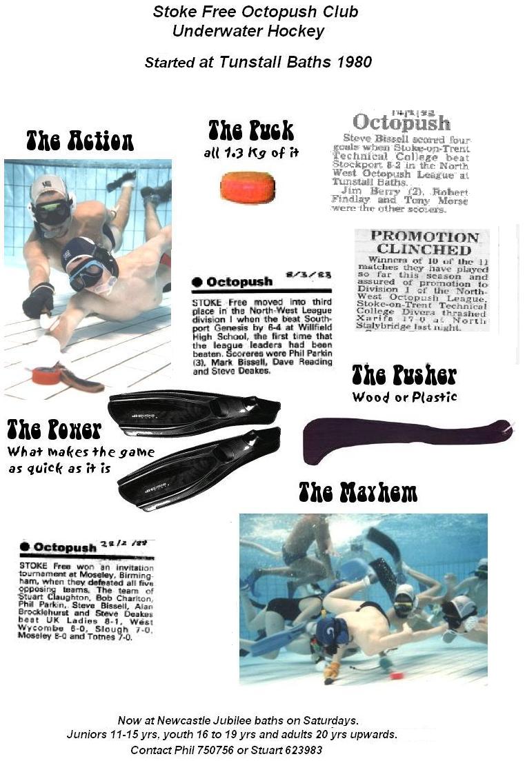Stoke Free Octopush Club - Poster